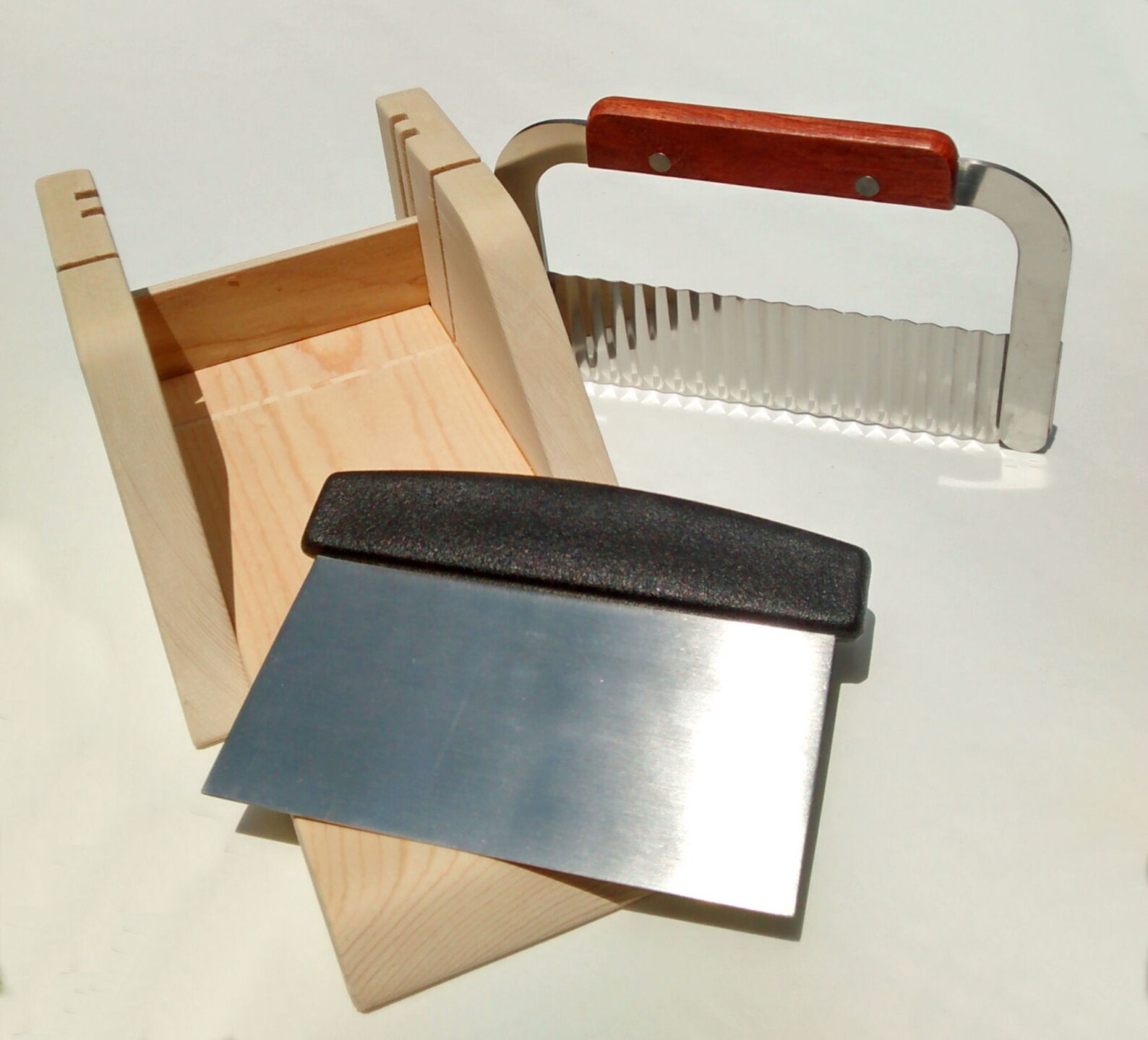 Wood Soap Cutting Box with Blade and Wavy Cutter | Etsy