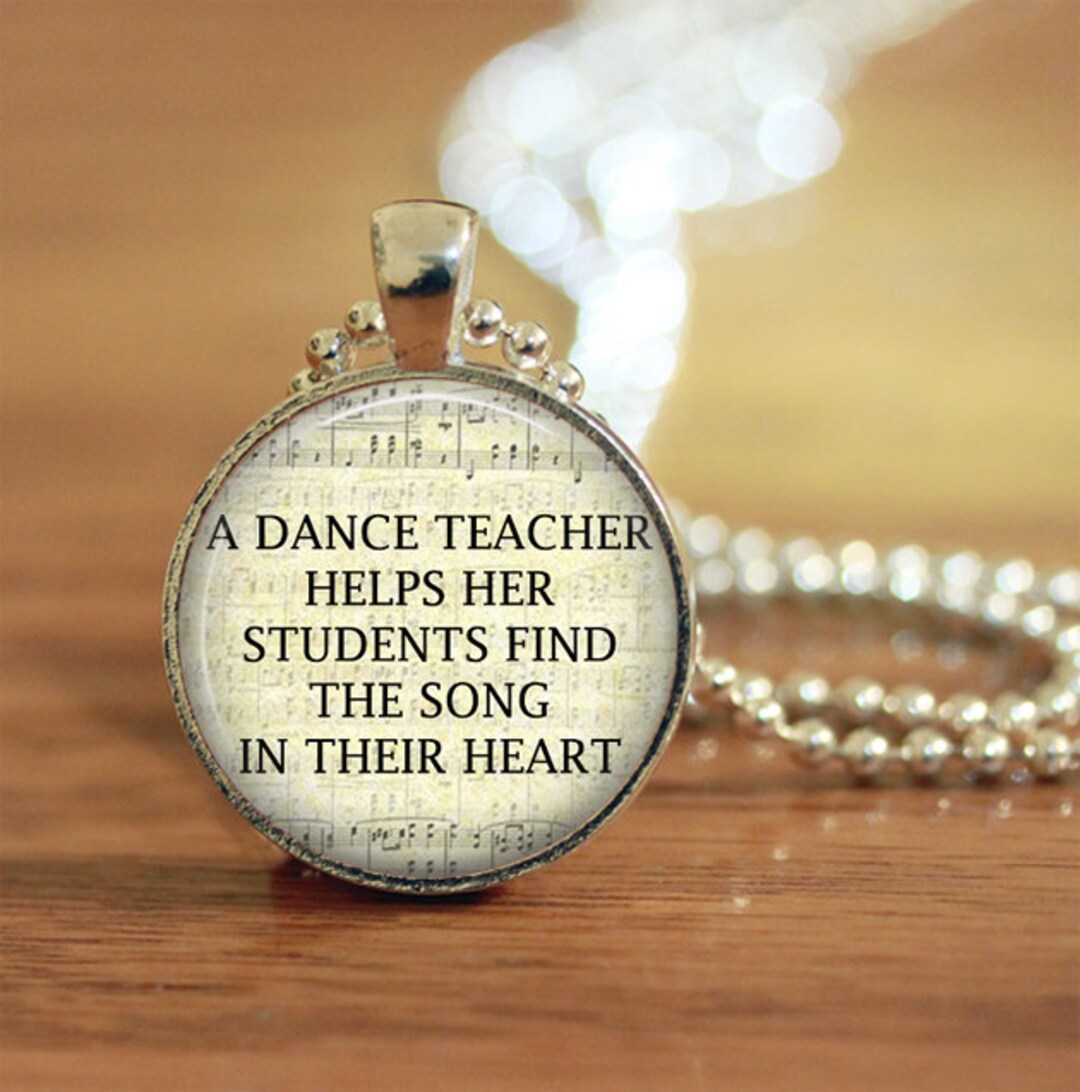 Dance Teacher Dance Pendant Dance Dance Teacher Keychain - Etsy