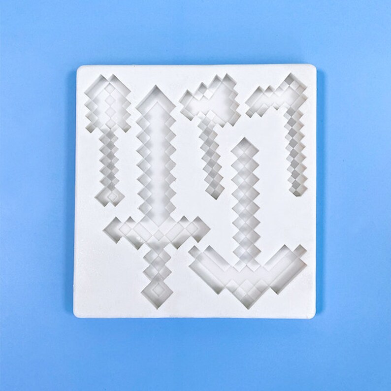 Minecraft Fondant Mold Mould for Chocolate Minecraft Baking | Etsy