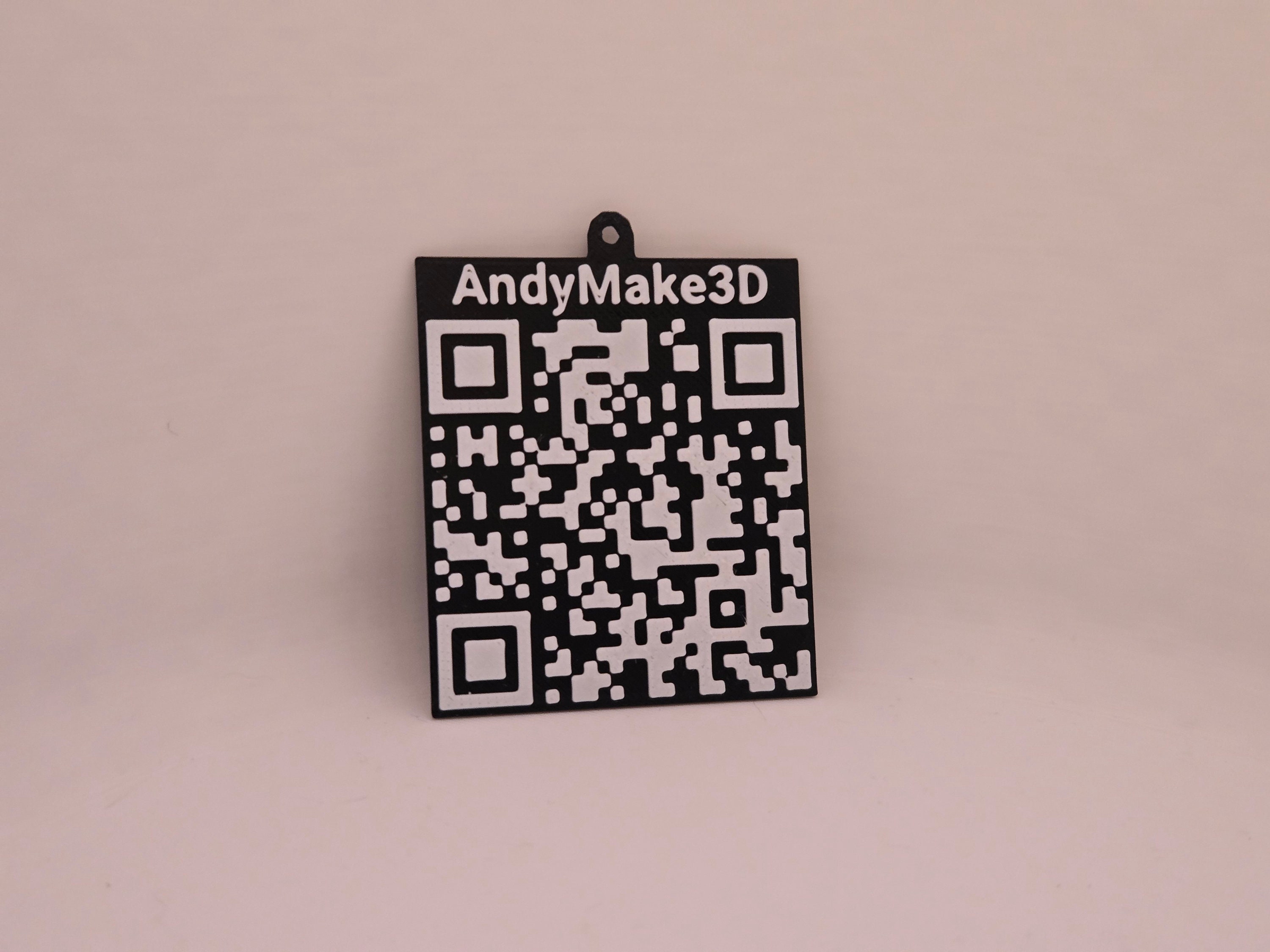 Custom 3D Printed QR Code Card for Website Link, Business Card, Wifi ...
