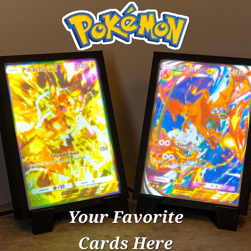 Pokemons Lamp - Etsy