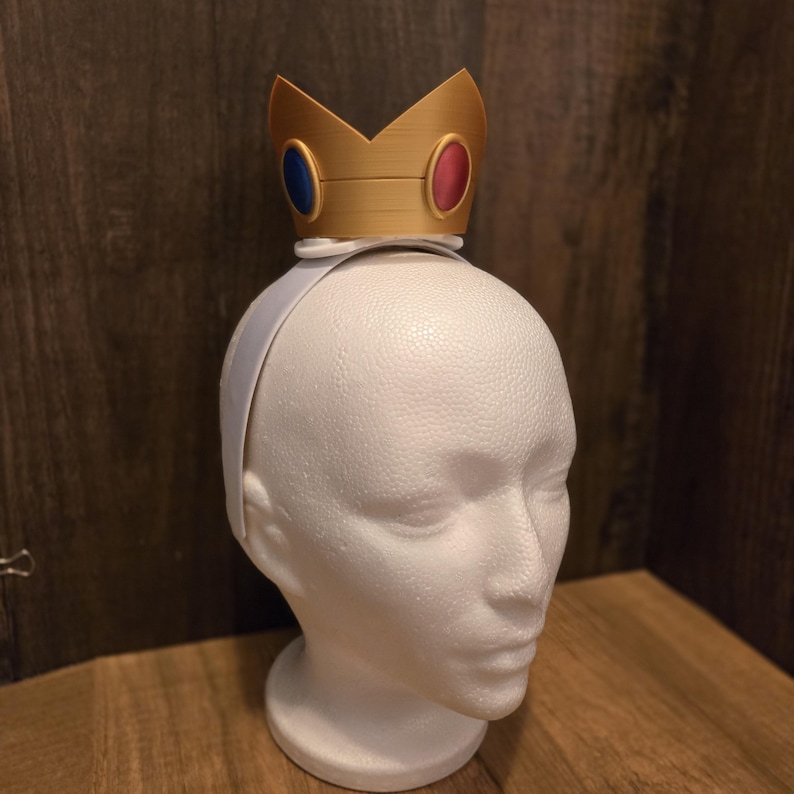 Princess Daisy Super Mario Bros Cosplay Crown Replica With Removable ...