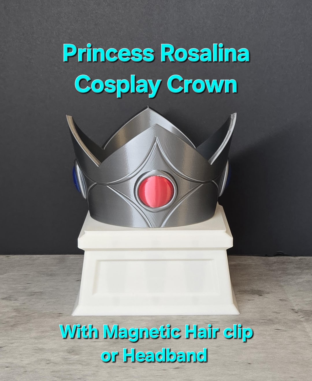 Princess Rosalina Super Mario Bros Cosplay Crown Replica With Removable ...
