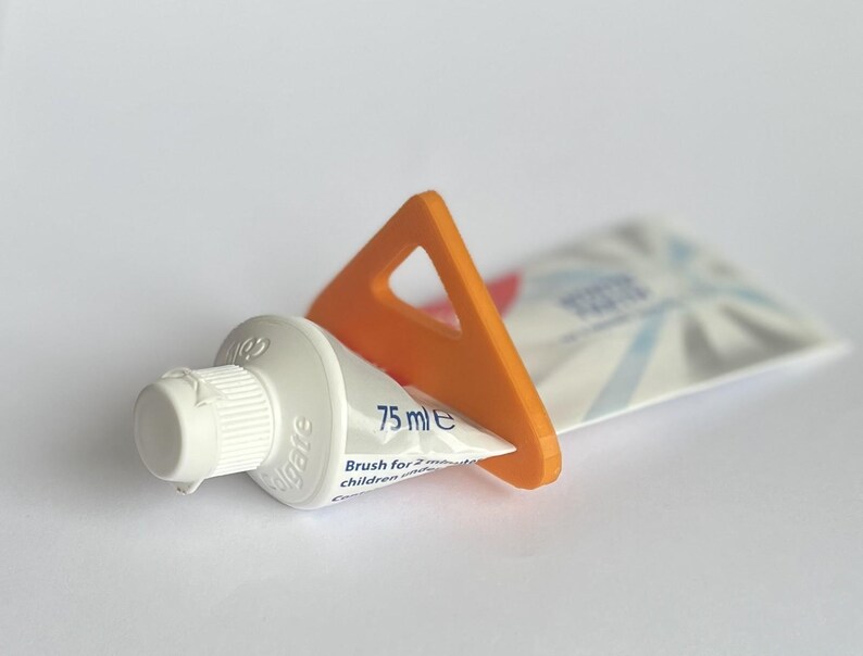 Simple & Effective Orange Toothpaste Squeezer 3D Printed Bathroom ...
