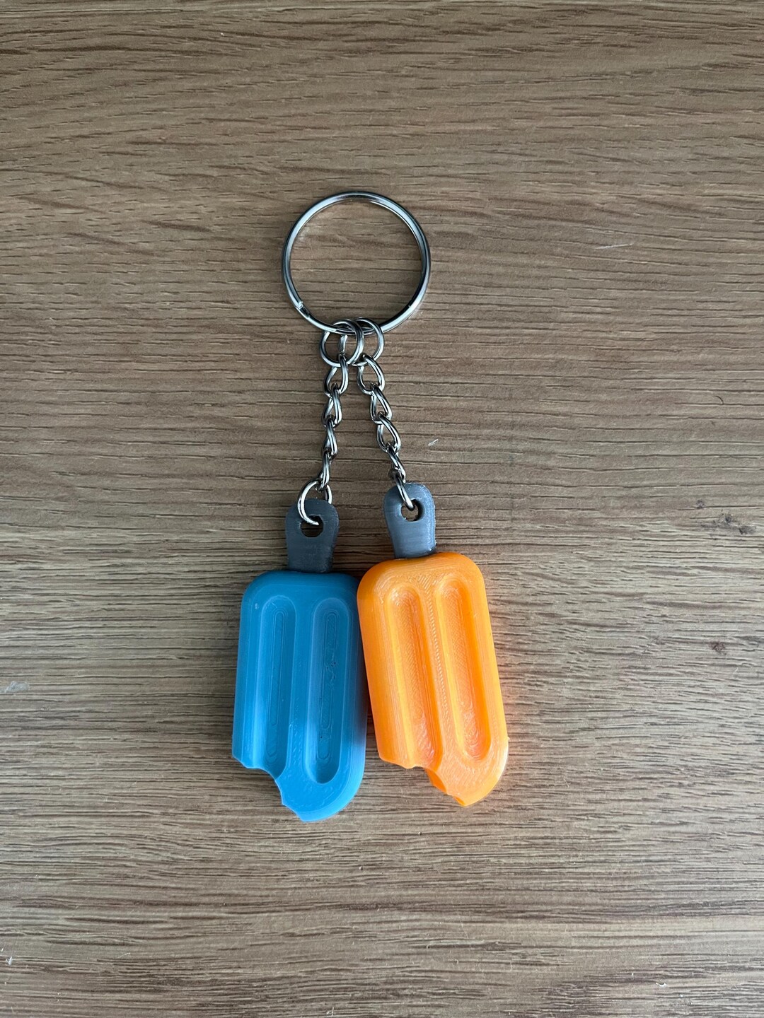 Ice Lolly / Ice Cream 3D Printed Fun Pop Cute Key Ring Chain / Novelty ...