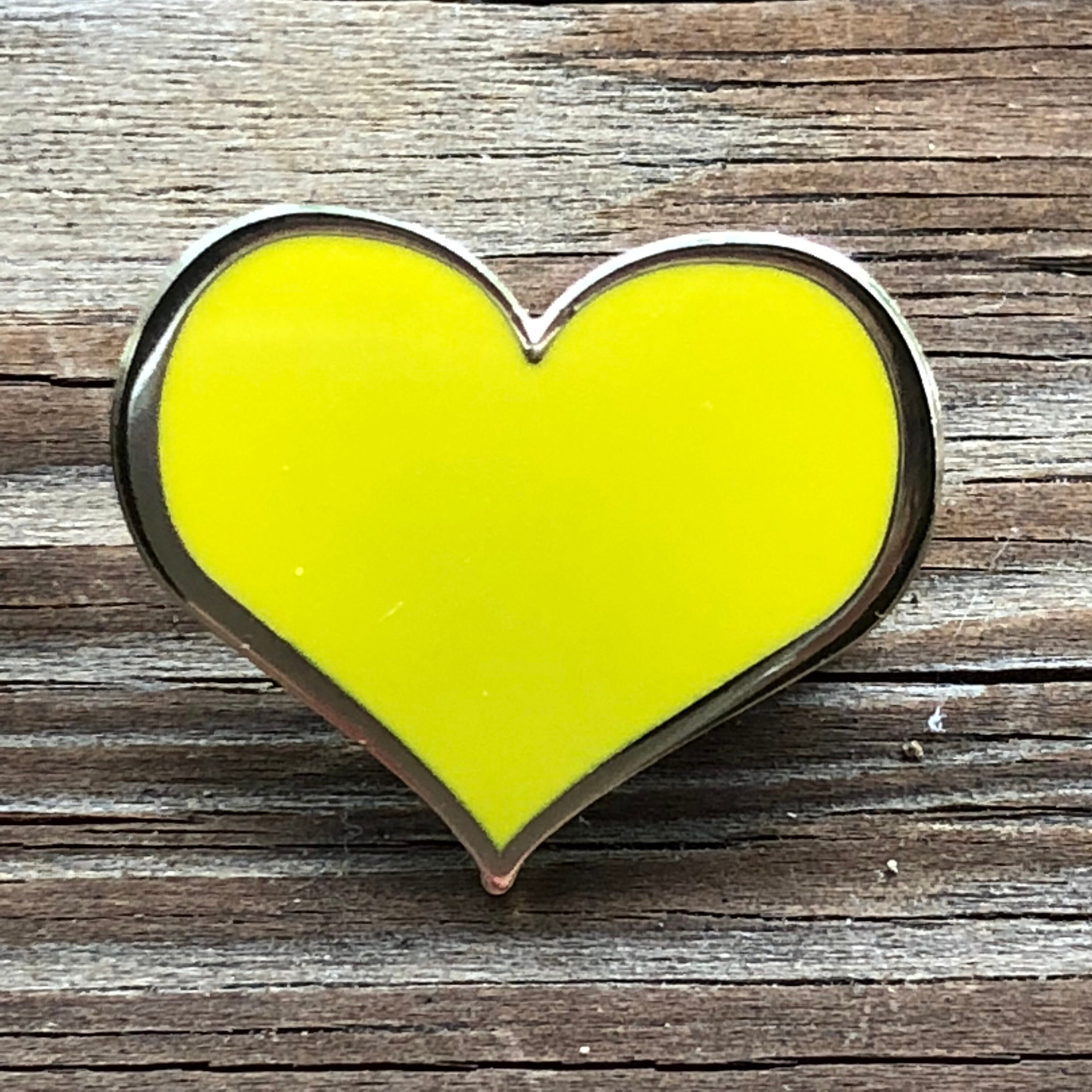 Yellow Heart Enamel Pin 1 Kawaii Pins Lapel Pins - Etsy