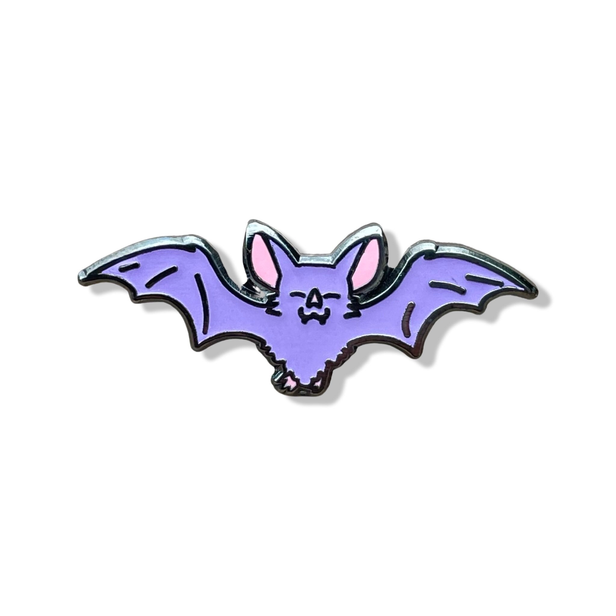 Lavender or Black Bat Enamel Pin Halloween Pins Kawaii - Etsy