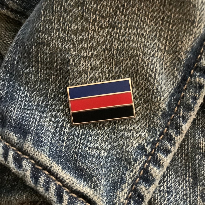 Polyamorous Pride Flag Enamel Pin Lgbtq Love is Love - Etsy