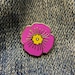 Purple Poppy Enamel Pin, Poppy Badge, Flower Pin, Flower Enamel Pin ...
