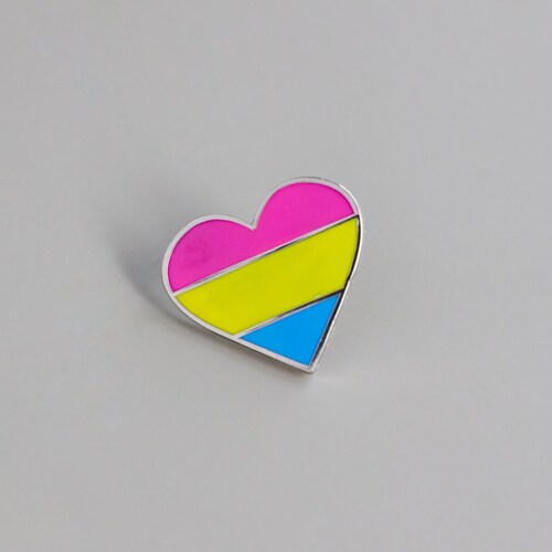 Pansexual Pride Flag Enamel Lapel Pin Etsy Australia