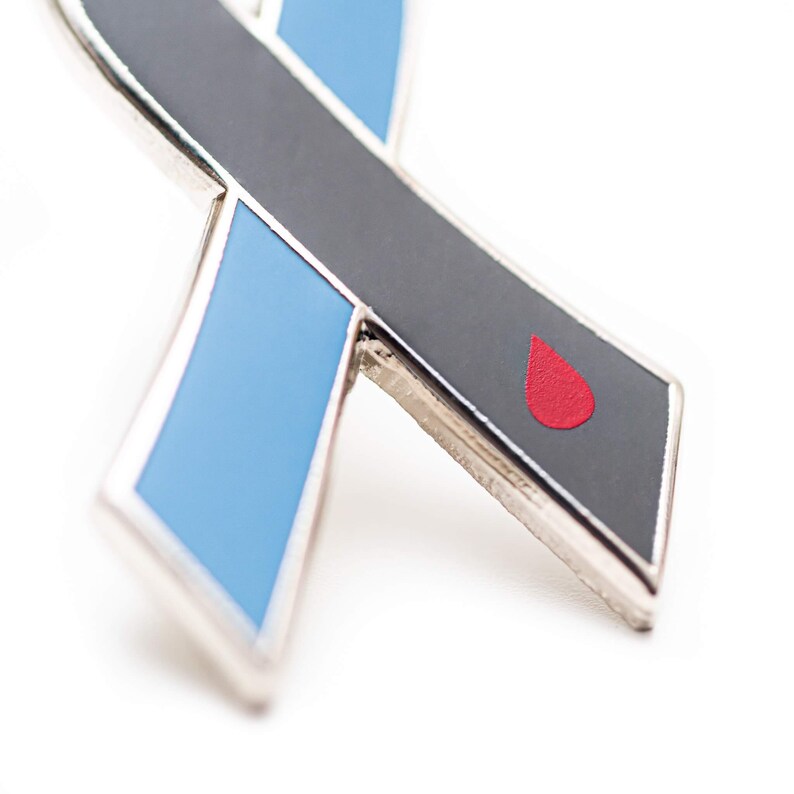 Diabetes awareness ribbon enamel pin lapel pins | Etsy
