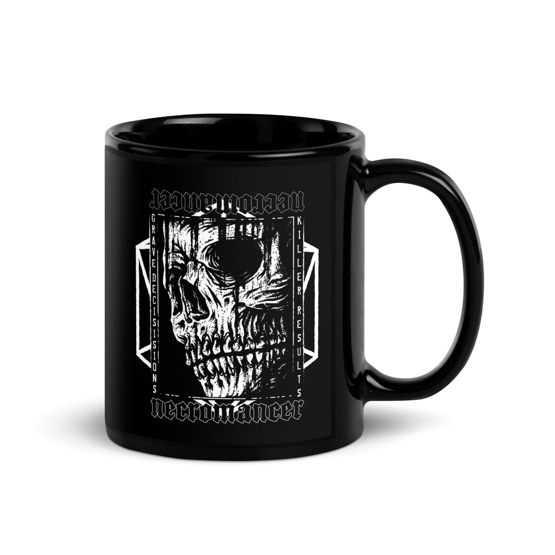 Necromancer Mug Grave Decisions | Funny DND Gift for Wizard| Dungeons ...