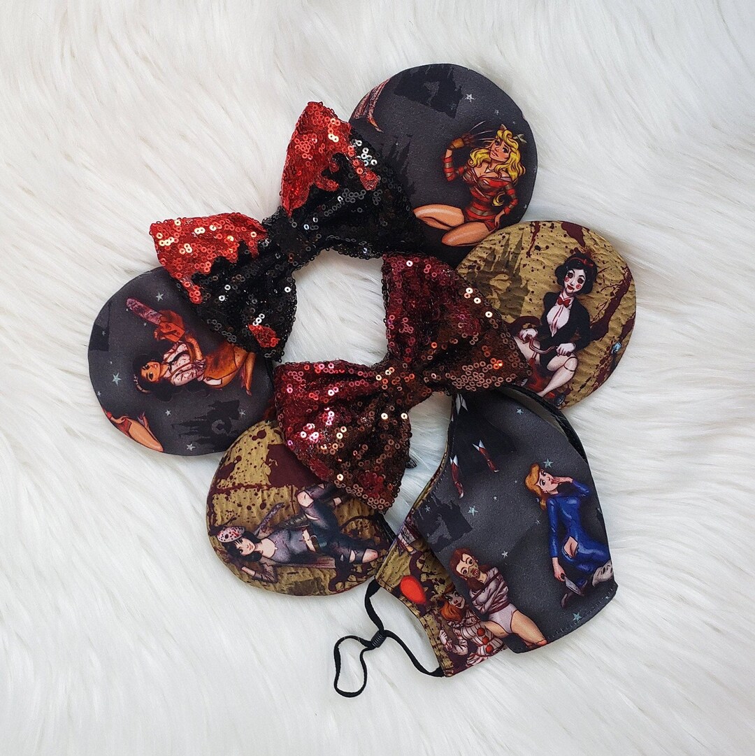Serial Killer Princess Mask & Ears - Etsy