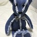 Denim Rag Teddy Bear - Etsy