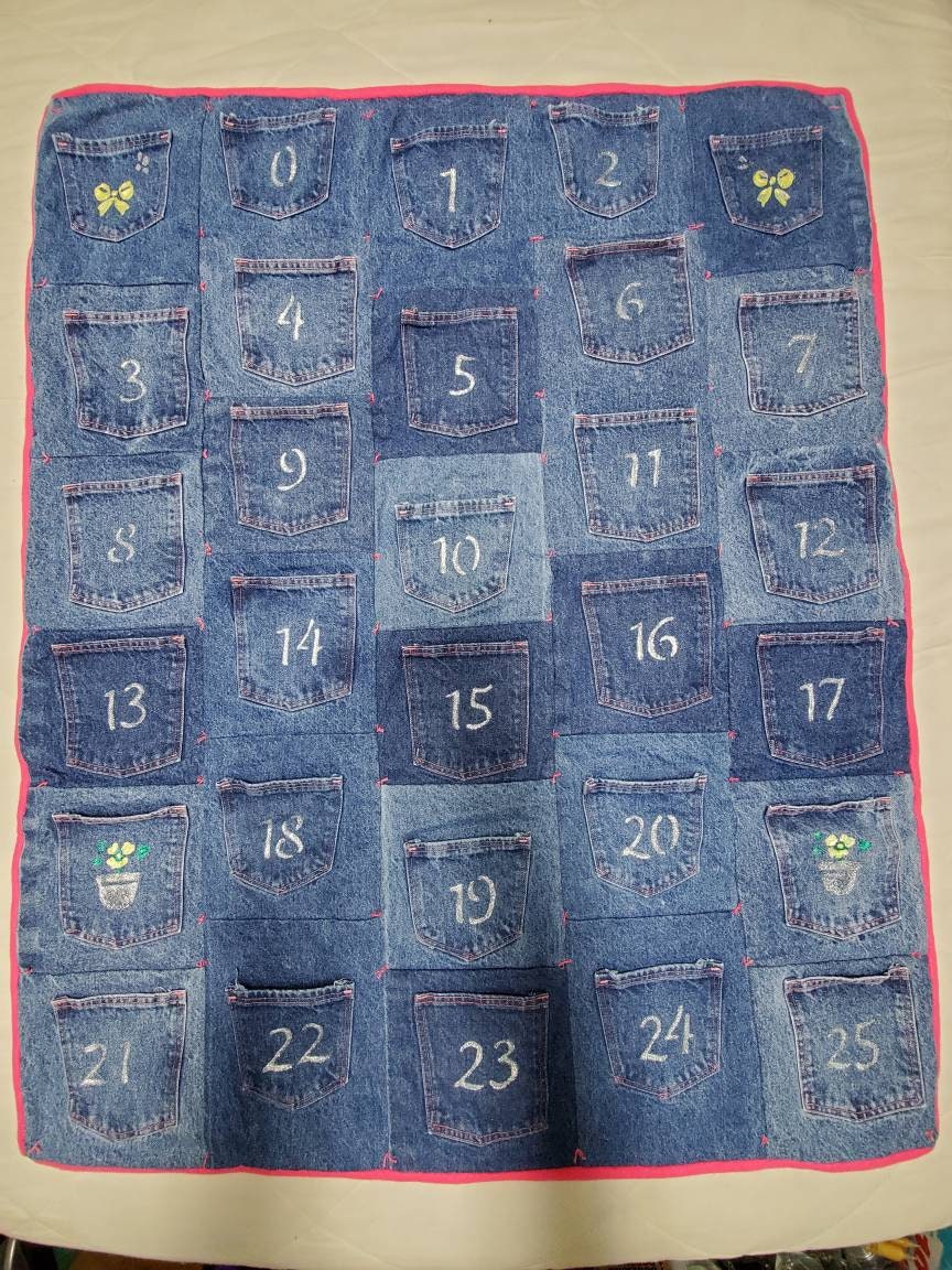 Disney Princess Denim Activity Blanket With Flash Cards | Etsy