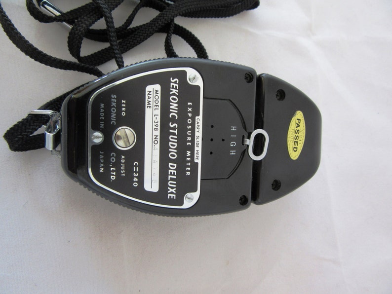 Vintage Sekonic Studio Light Meter L 398, Studio Photography, Analog ...