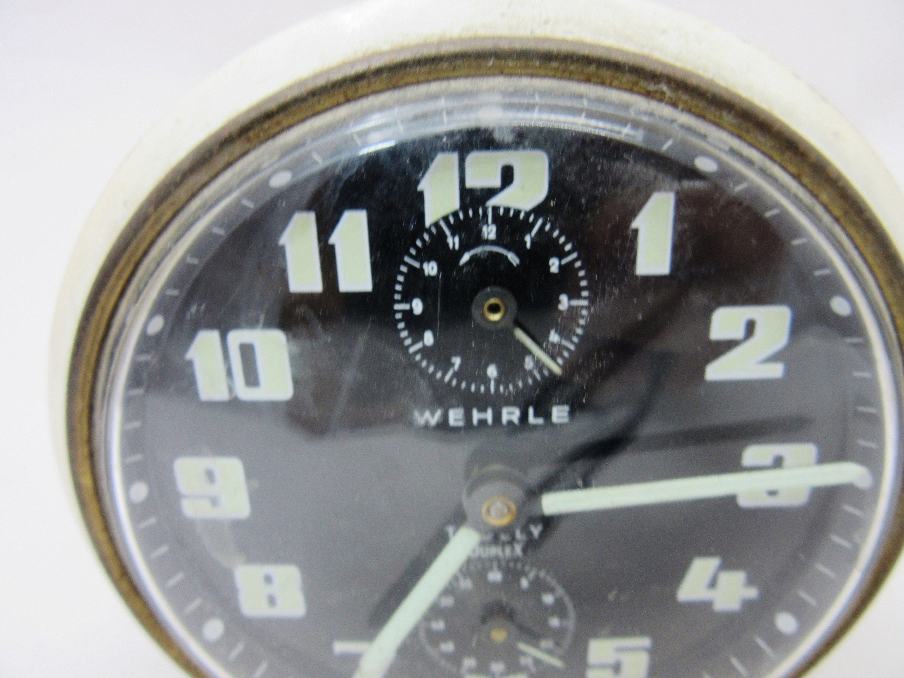 Vintage Alarm Clock Wehrle Trolly Duplex Made in Germany. Beautiful ...