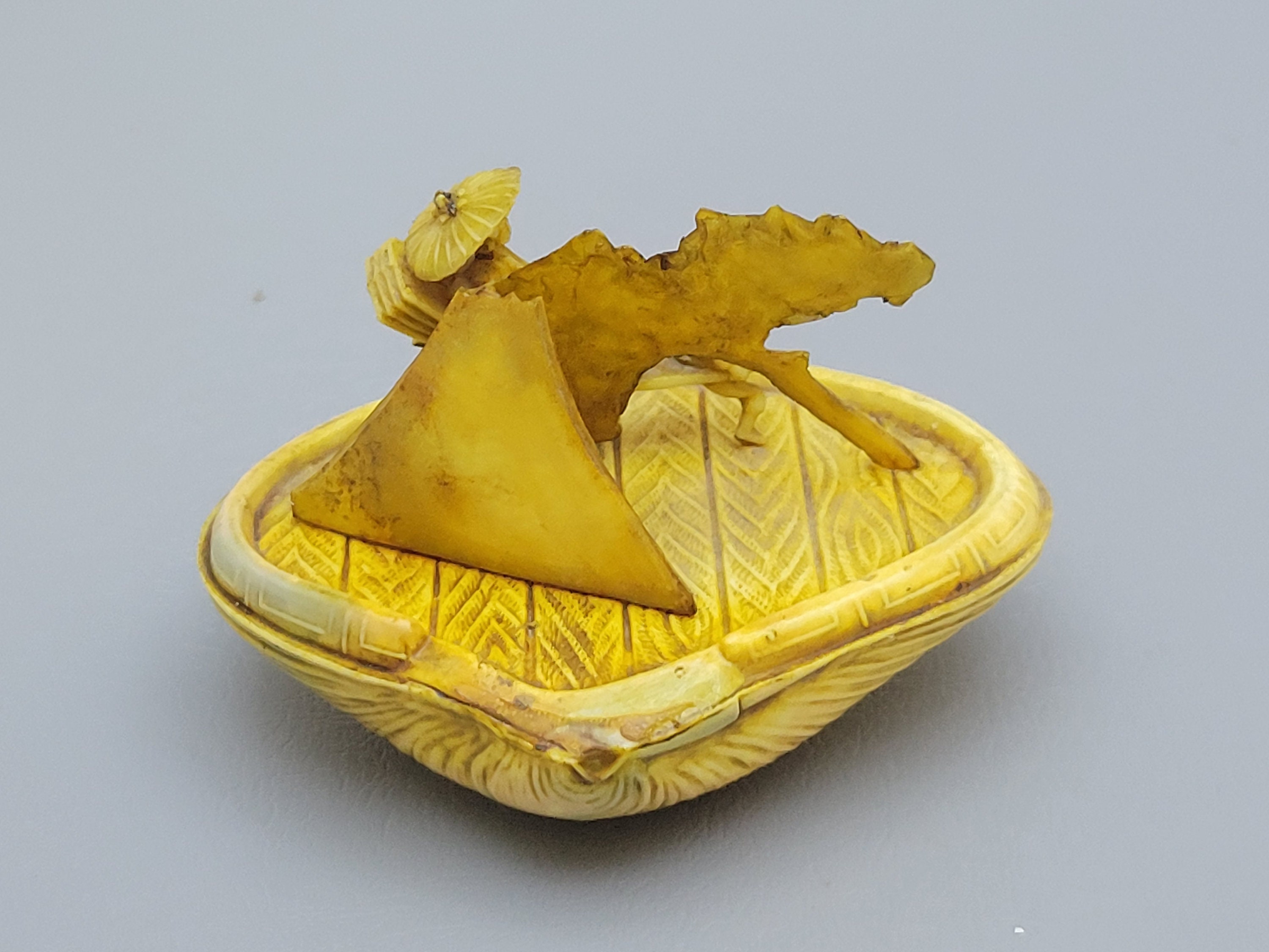 Vintage Japanese Celluloid Miniature Figurine of a Japanese Lady in a ...