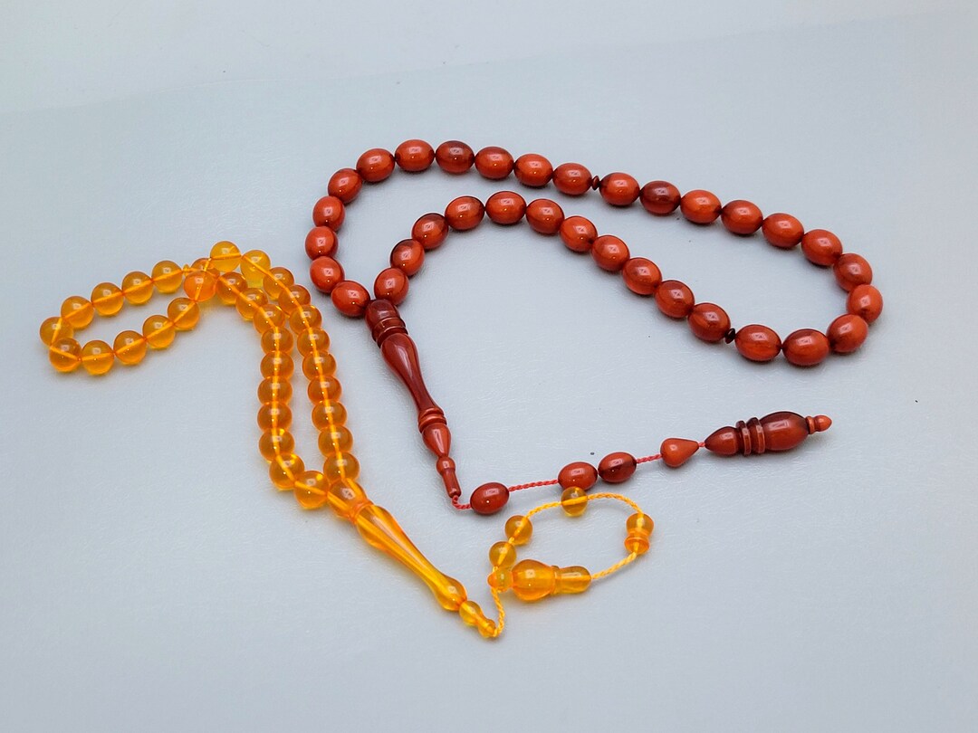 Two Vintage Misbaha Masbacha Islamic Prayer Beads Chain - Etsy