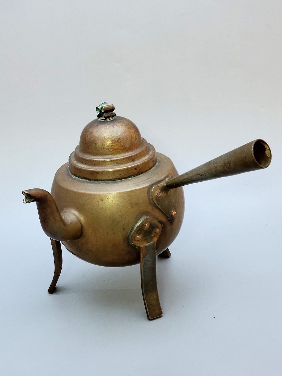 Antique Copper Swedish Coffee Pot, Tea Cattle, Scandinavian Home Decor ...