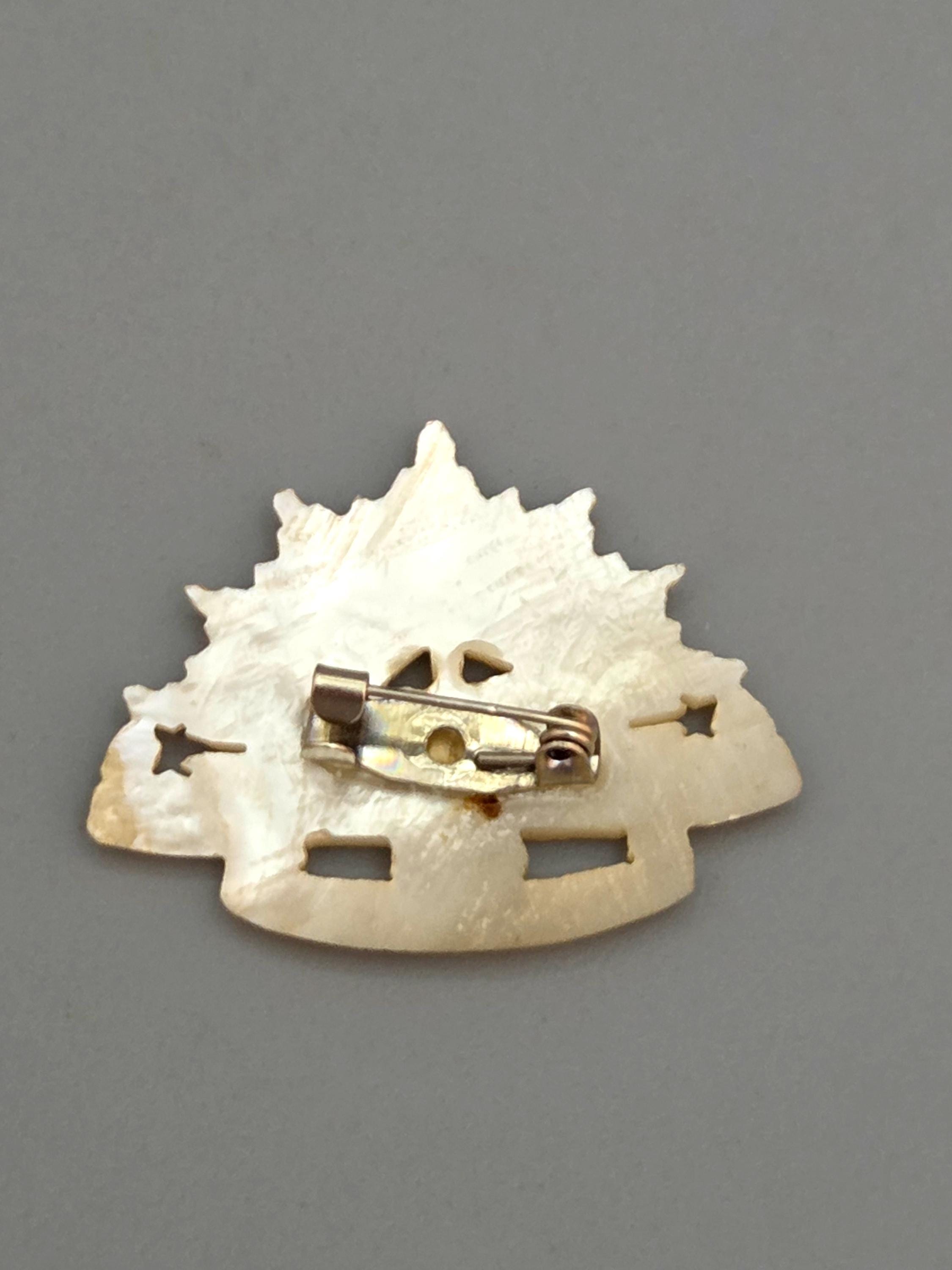 Vintage WW2 Australian Rising Sun Brooch, Mother of Pearl ANZAC ...