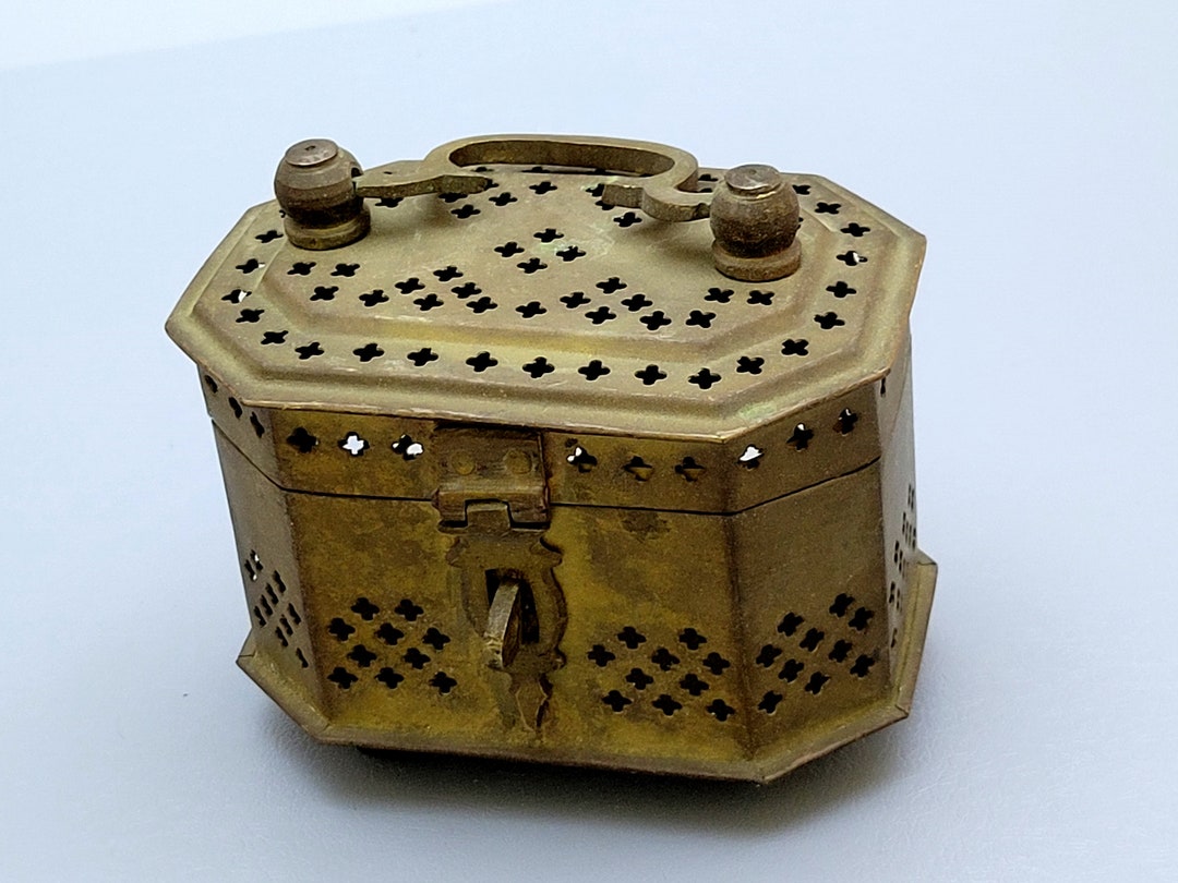 Vintage Chinese Brass Cricket Box - Etsy