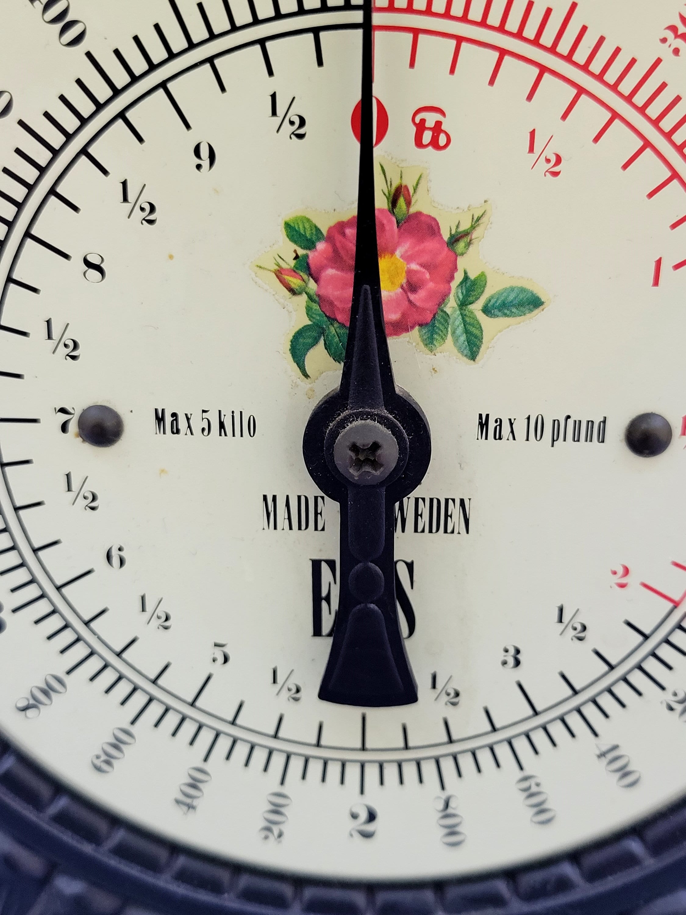 Art Nouveau Style Kitchen Weight Scale Made by EKS Sweden, the Second ...