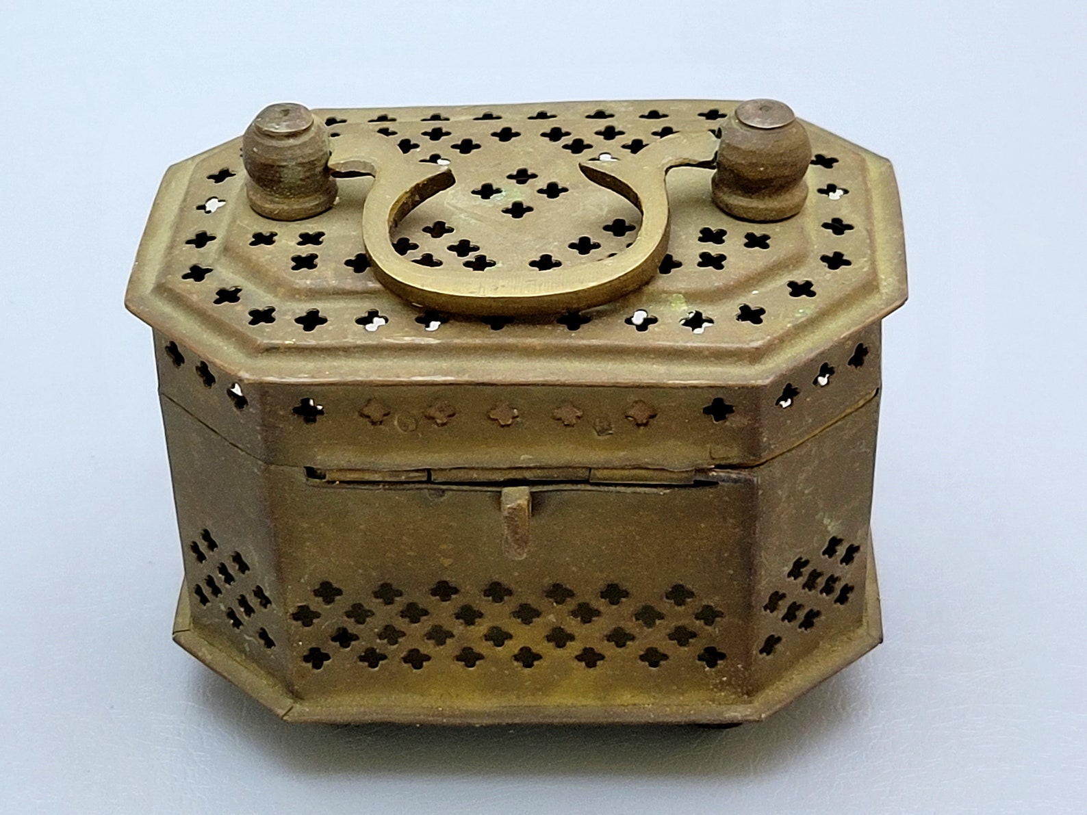 Vintage Chinese Brass Cricket Box - Etsy