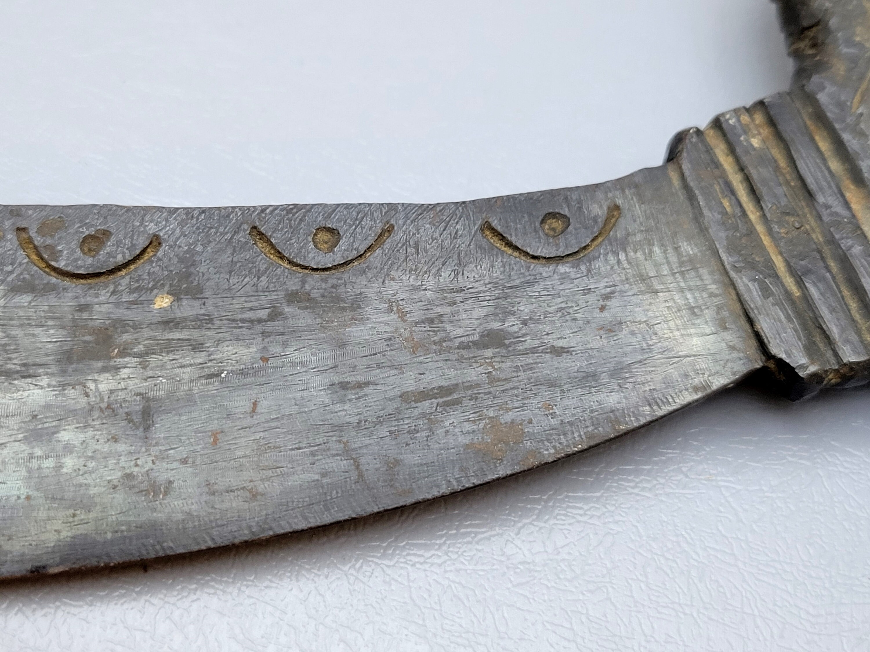 Short Decorative Curved Arab Sword, in Classic Arab Style, Made of ...