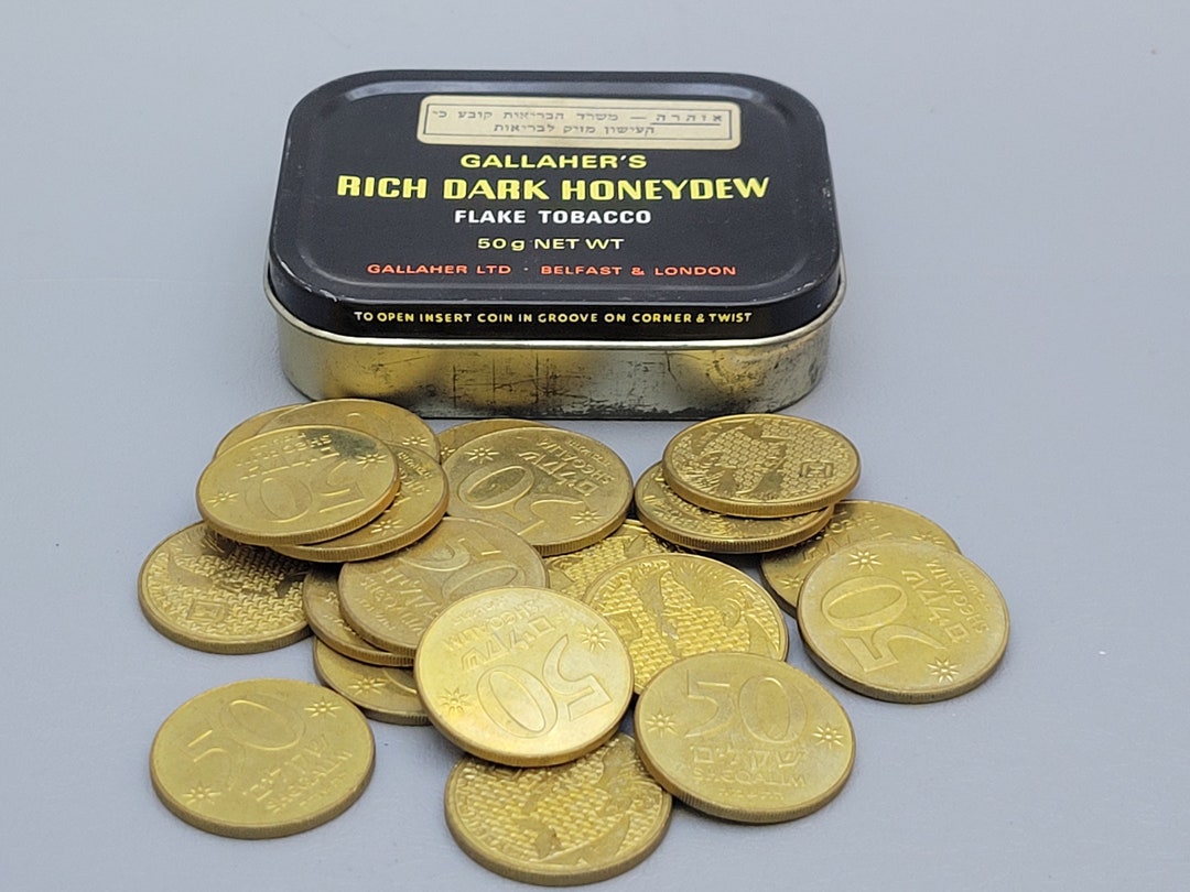 Vintage 1985 Israeli 50 Shekel Coins With Ben-gurion Portrait in ...