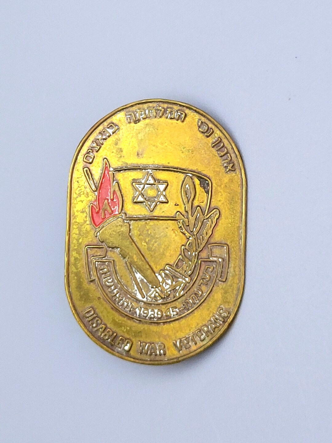 WW2 the Israeli Disabled War Veterans Organization Pin 1939 - 1945 - Etsy