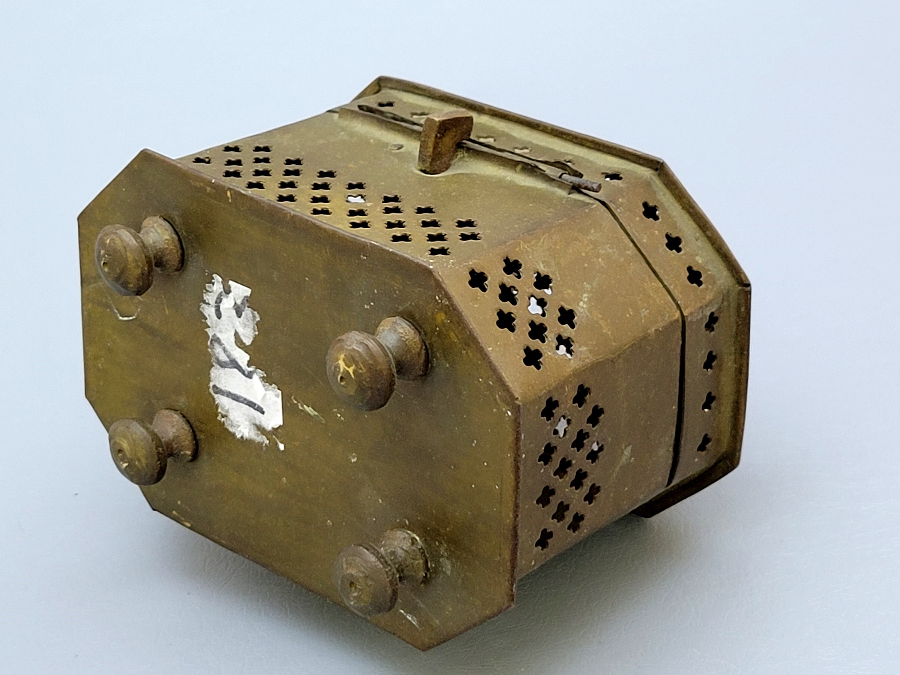 Vintage Chinese Brass Cricket Box - Etsy