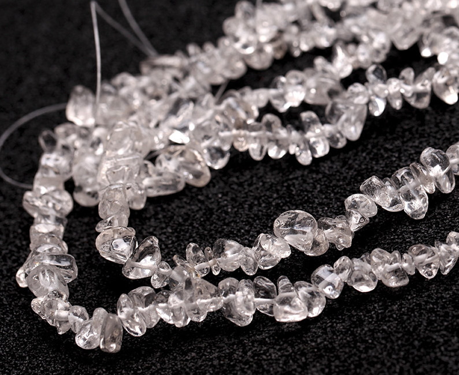 Natural Rock Crystal Quartz Chip Beads Clear Quartz Chip Bead for ...