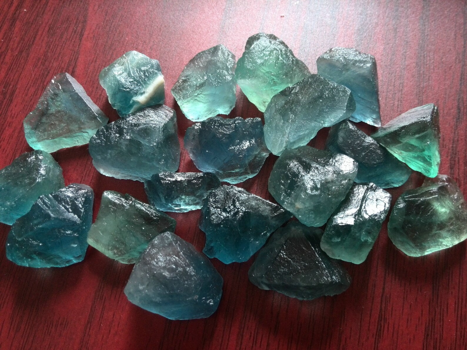 Natural Blue Fluorite Raw Rough Gemstones Chunks Loose Stone - Etsy