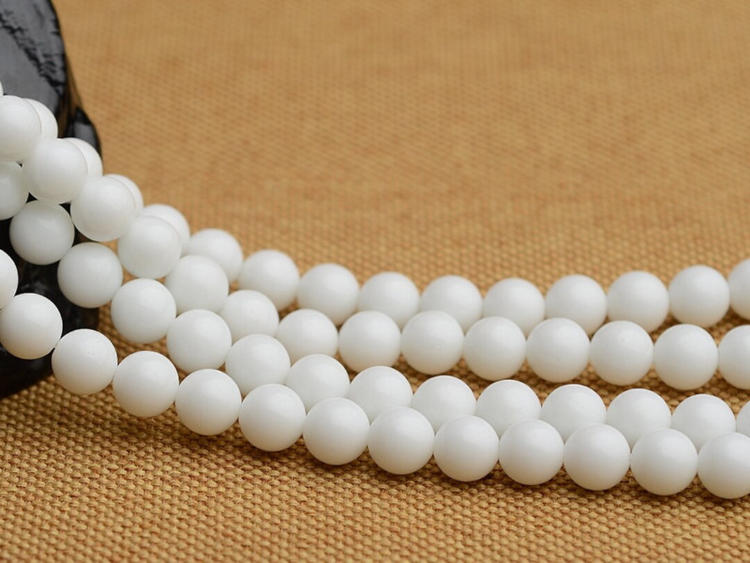 Tridacna Stone Beads, Giant Clam Shell Beads, Round Natural Mother-of ...