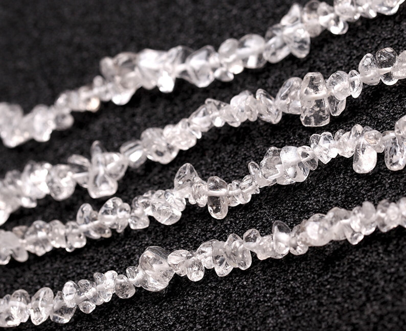 Natural Rock Crystal Quartz Chip Beads Clear Quartz Chip Bead for ...
