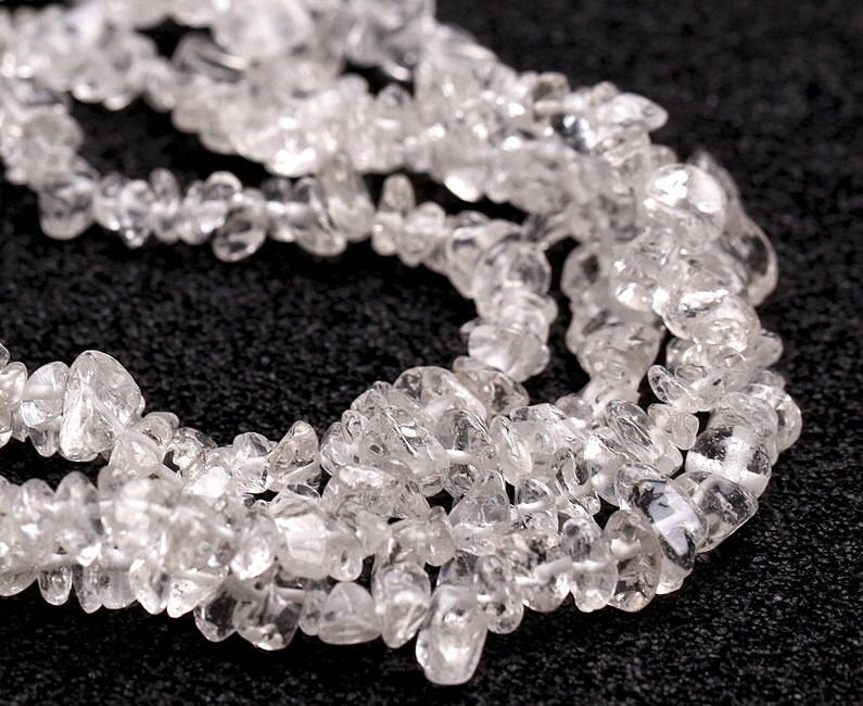 Natural Rock Crystal Quartz Chip Beads Clear Quartz Chip Bead for ...