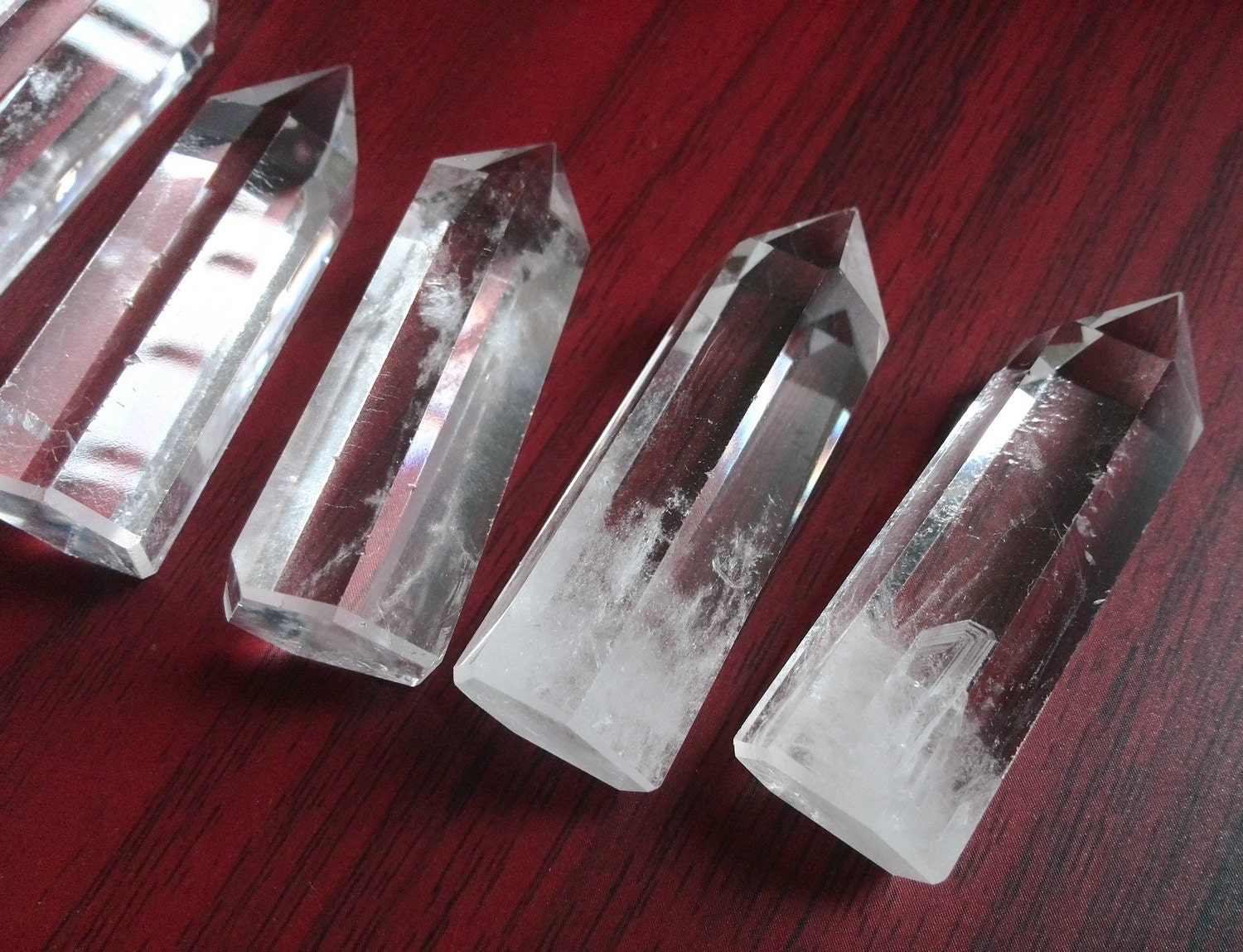 Natural Rock Crystal Quartz Point Obelisk Clear Quartz | Etsy