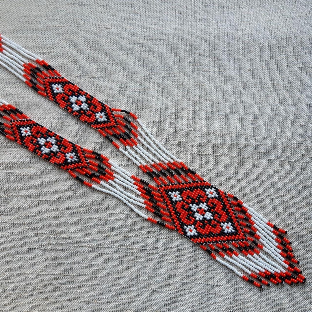 White Gerdan, Orange Gerdan, Black Gerdan, Ukrainian Gerdan, Necklace ...