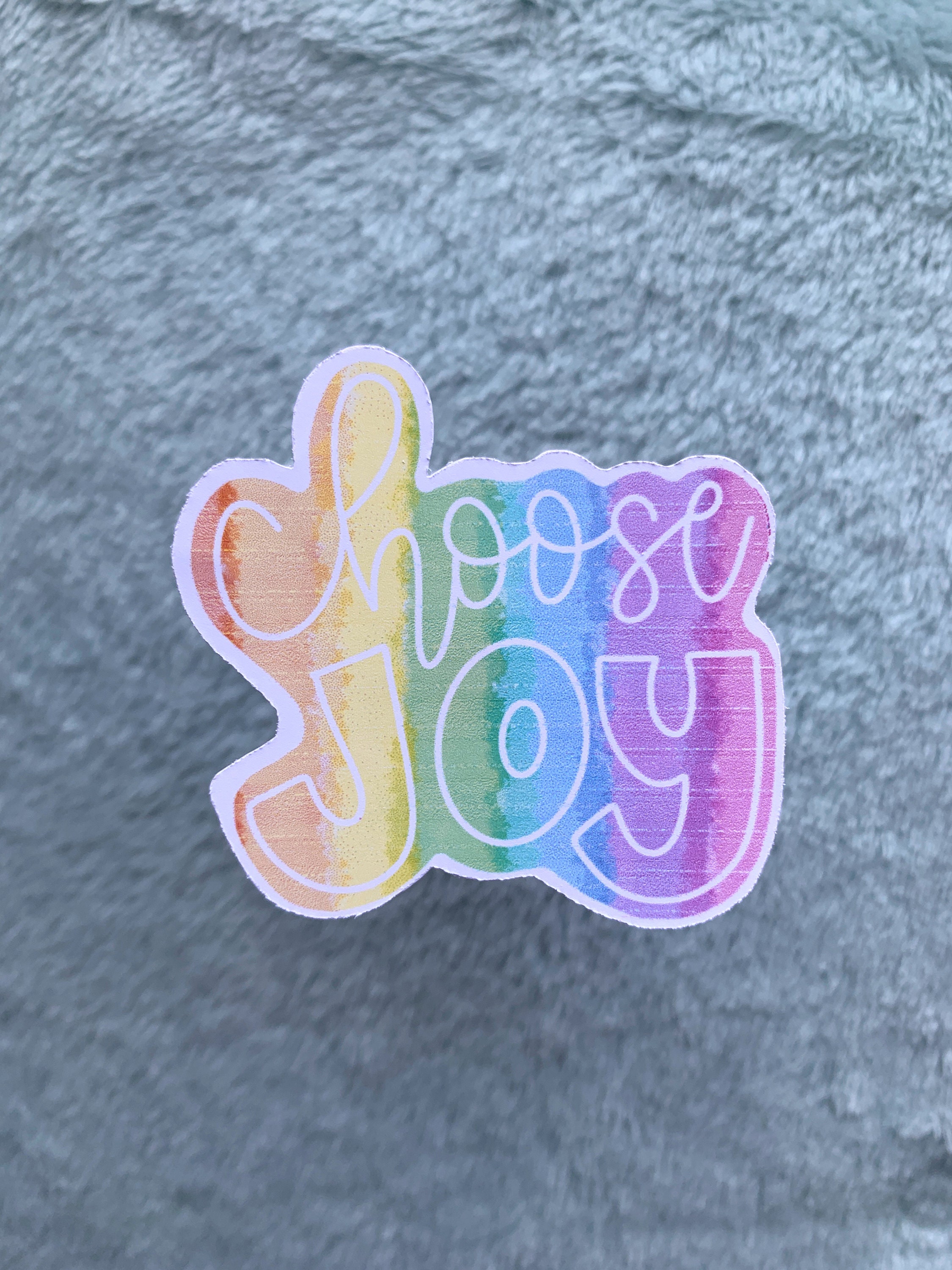 Choose Joy Sticker // Tye Dye Sticker// Laptop Decal - Etsy Denmark