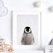 Penguin Print, Nursery Wall Art, Baby Animal Prints, Nursery Decor ...