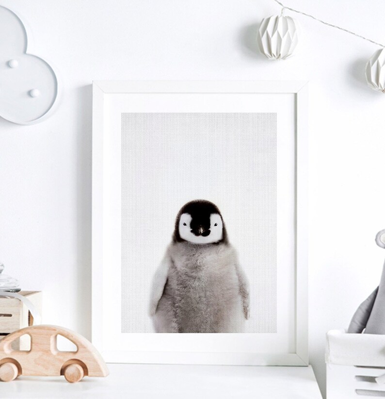 Penguin Print Nursery Wall Art Baby Animal Prints Nursery - Etsy Australia
