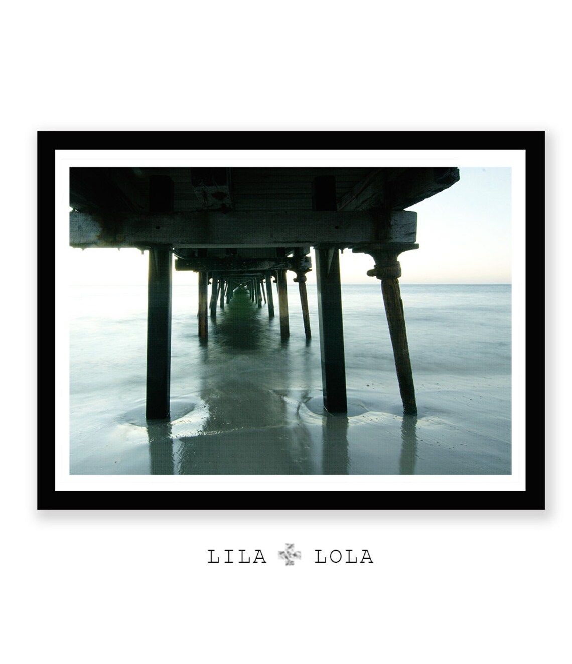 Beach Photography Jetty Wall Art Print Coastal Ocean Water - Etsy