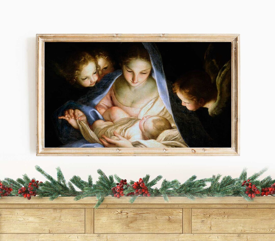 Samsung Frame Tv Art Christmas Nativity Frame Tv Art Nativity - Etsy