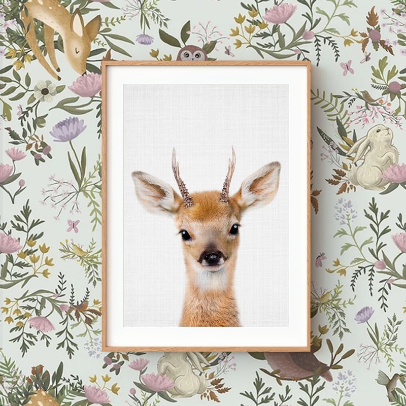 Baby Deer Art - Etsy