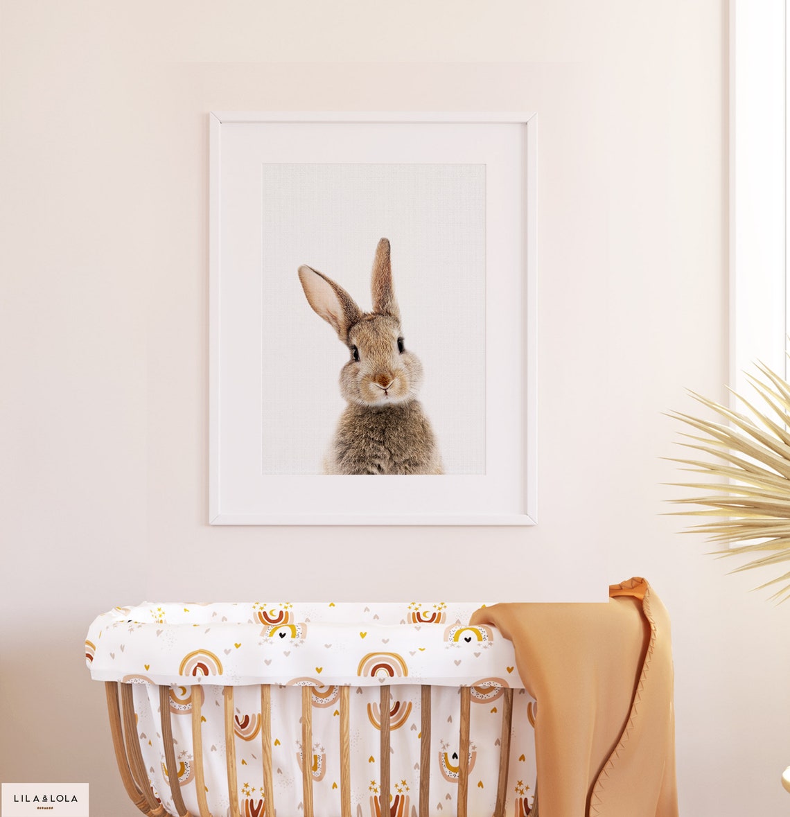 Bunny Rabbit Print Nursery Wall Art Printed and Shipped - Etsy