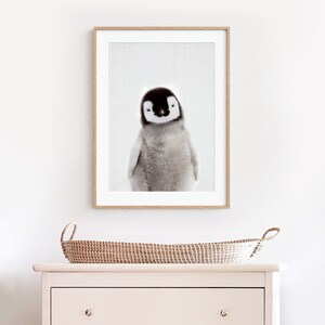 Penguin Wall Art Print ~ Printable Poster ~ Nursery Baby Animal ~ Ocean ...