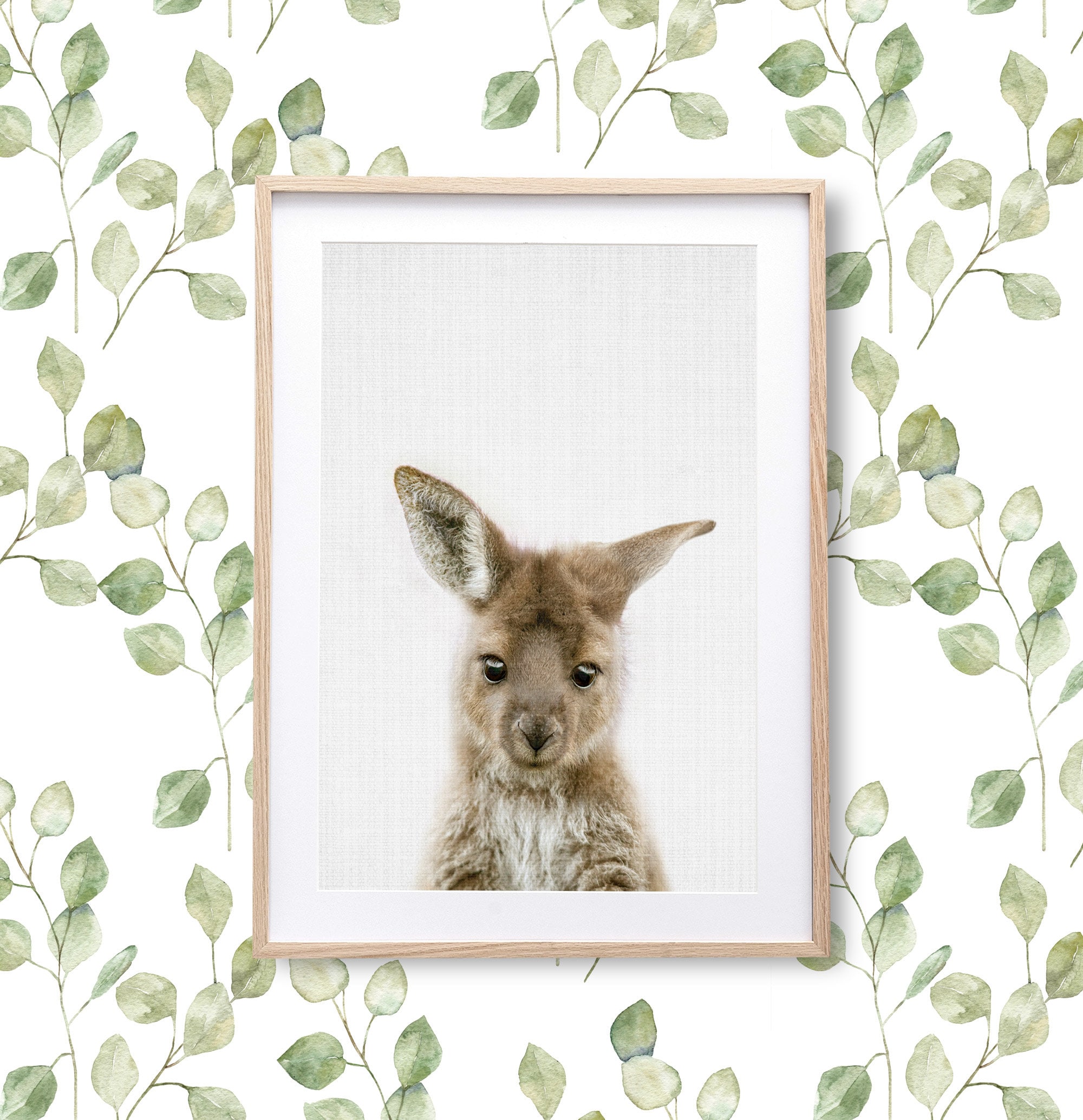 Kangaroo Print Australian Animal Wall Art Printable Digital | Etsy