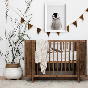 Penguin Wall Art Print ~ Printable Poster ~ Nursery Baby Animal ~ Ocean ...