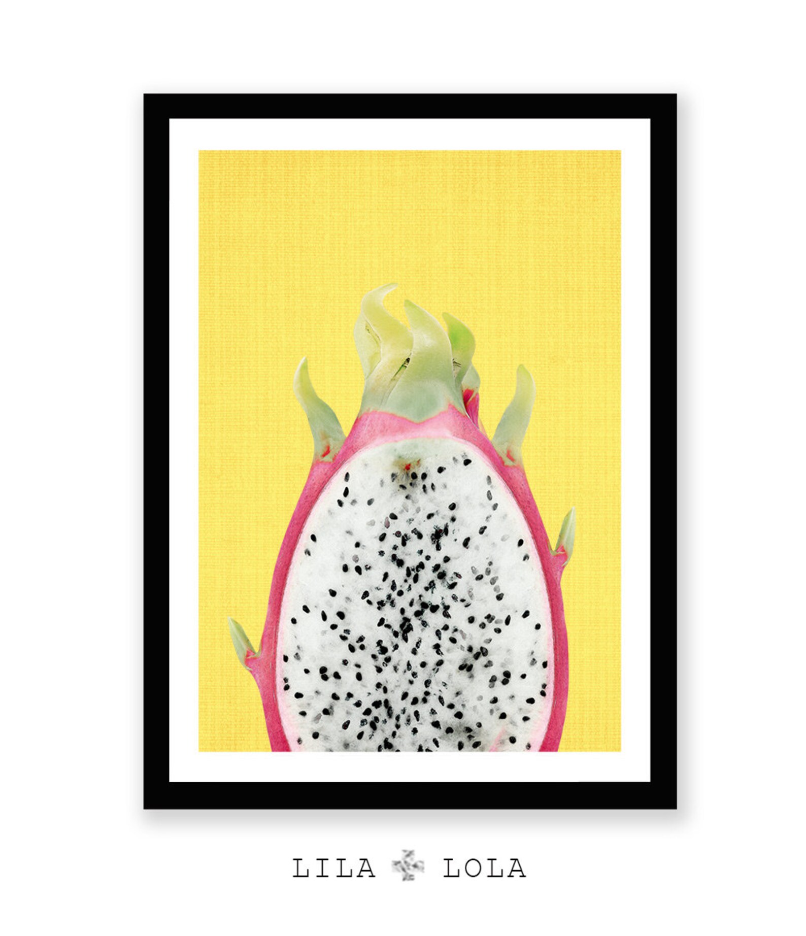 Tropical Fruit Print Dragon Fruit Wall Art Printable Large | Etsy